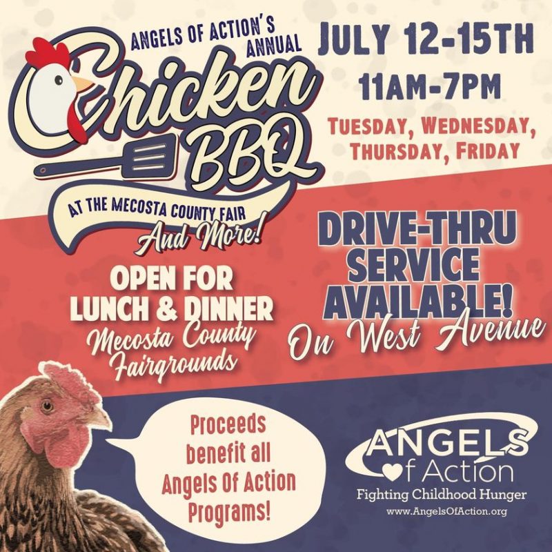 Angels of Action's Annual Chicken BBQ at the Mecosta County Fair