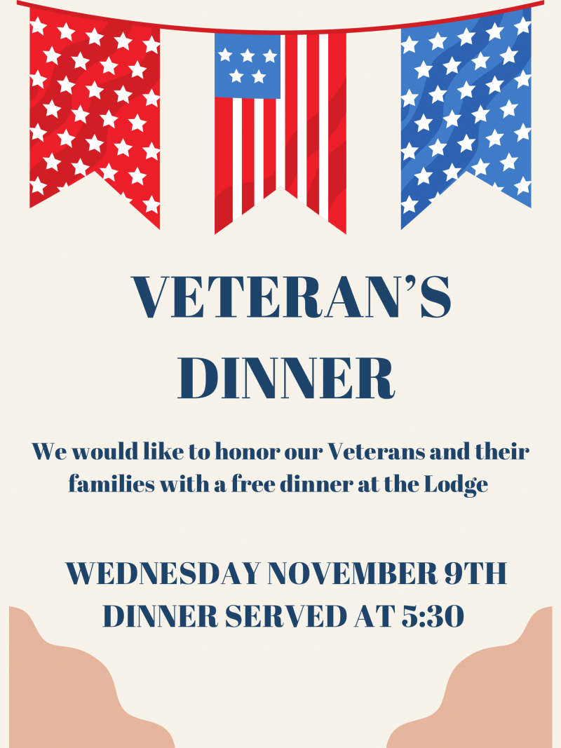 Veterans Dinner at The Elks